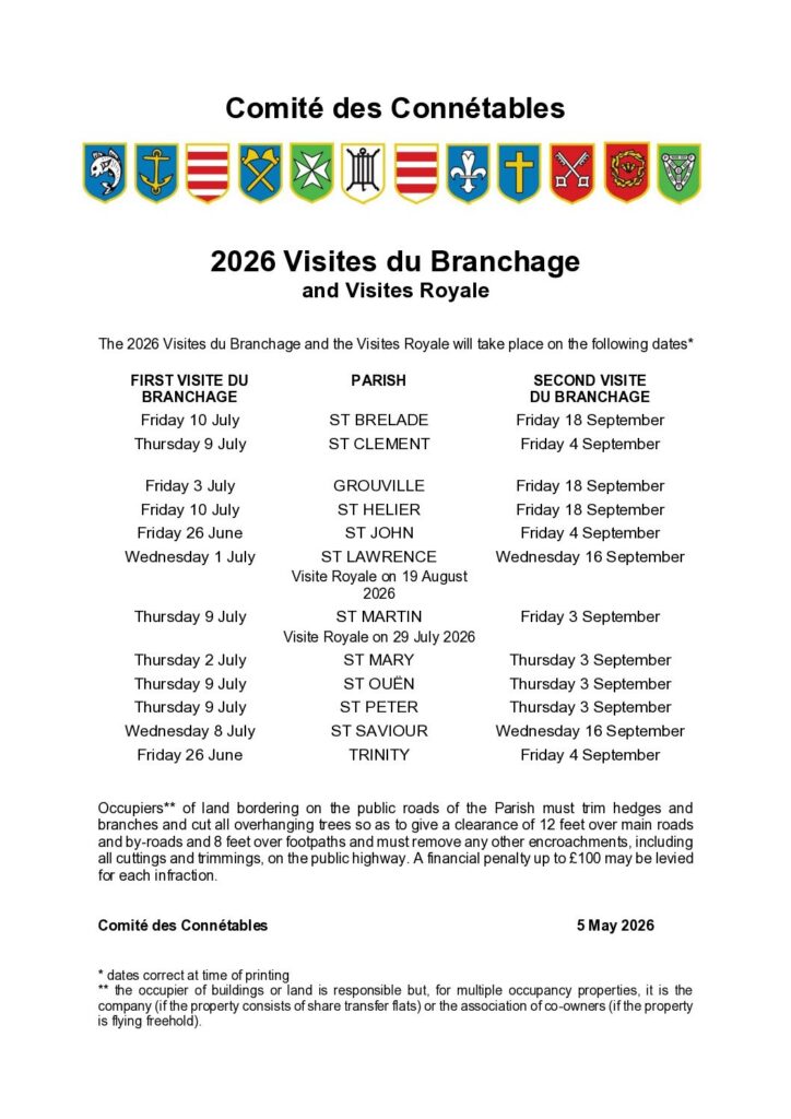 St Peters Branchage dates for 2026 | Parish of St Peter